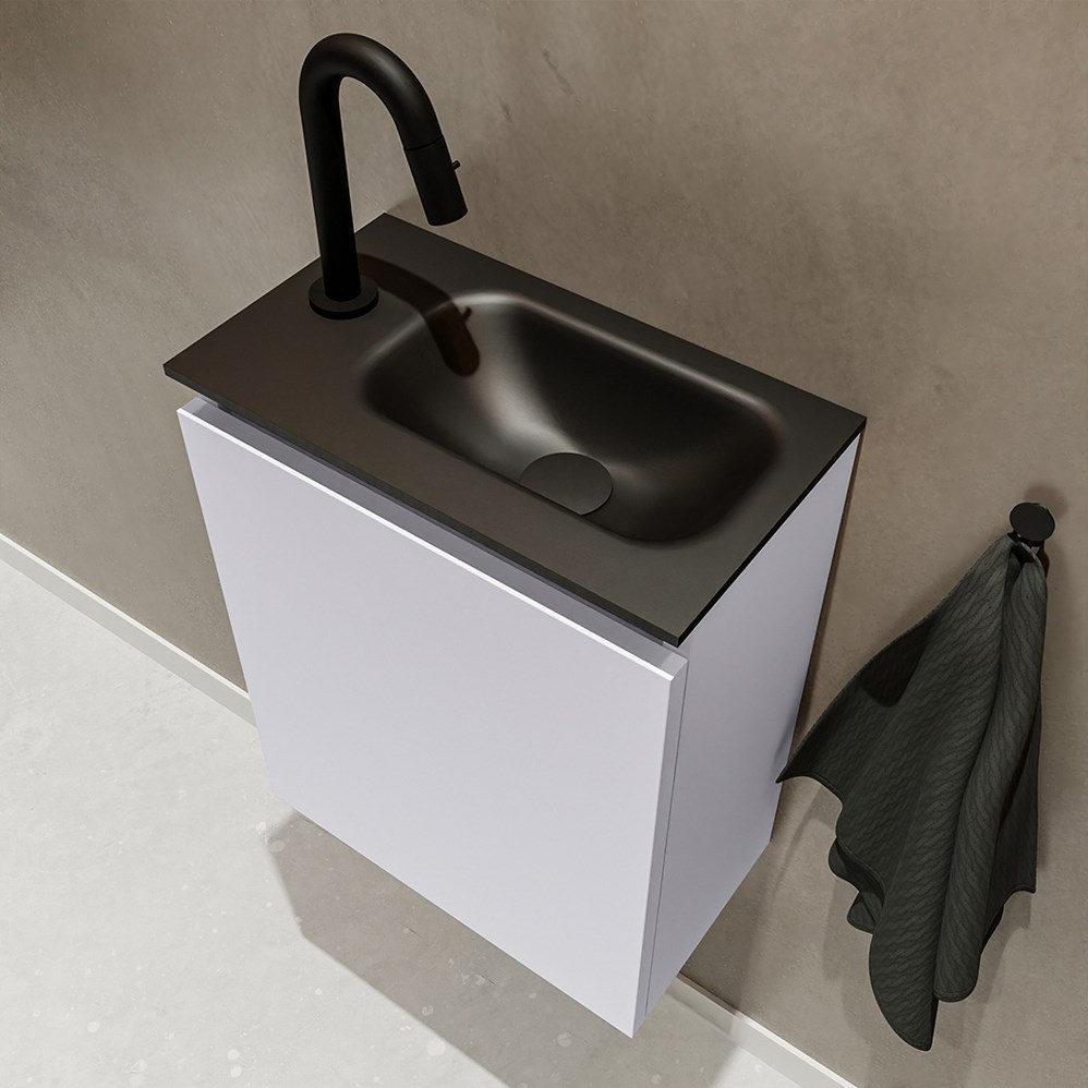 TURE 40cm mueble fondo reducido Cale. EDEN lavabo posición Derecho 1 ...