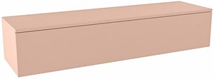 ALAN módulo mueble de baño estrecho 1 cajón 150cm color Rosee MDF.