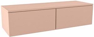 ALAN módulo mueble de baño 2 cajones 120cm color Rosee MDF.